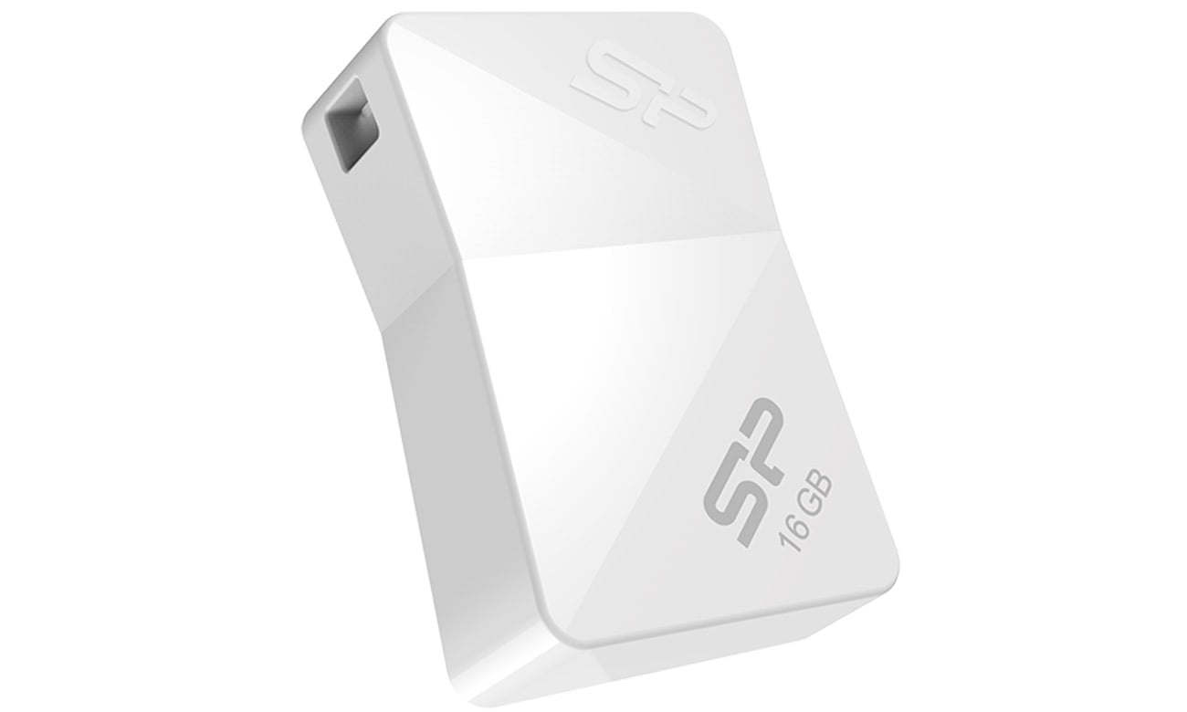 Silicon Power 16GB Touch T08 USB 2.0 biały - Pendrive (pamięci USB) - Sklep komputerowy - x-kom.pl